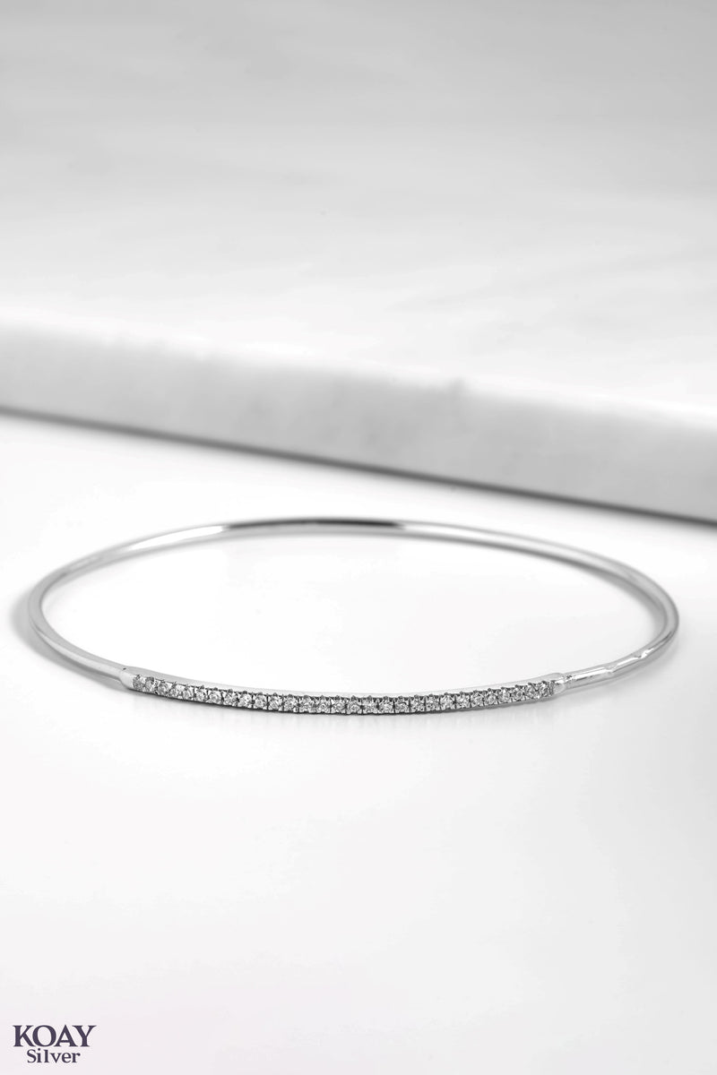 Zircon Bangle (09) – KOAY Silver Store