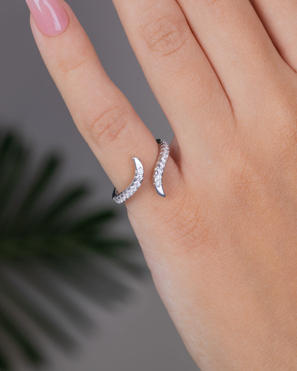 Zircon Wave Ring – KOAY Silver Store