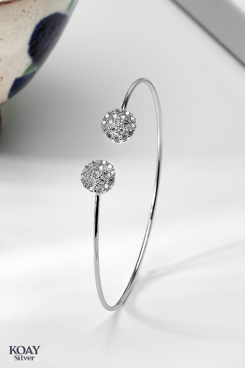 Zircon Bangle (010) – KOAY Silver Store