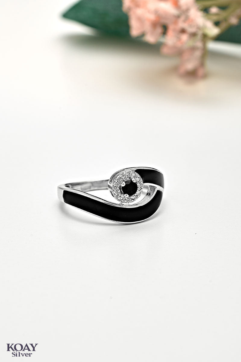 Zircon Ring (060-Black) – KOAY Silver Store