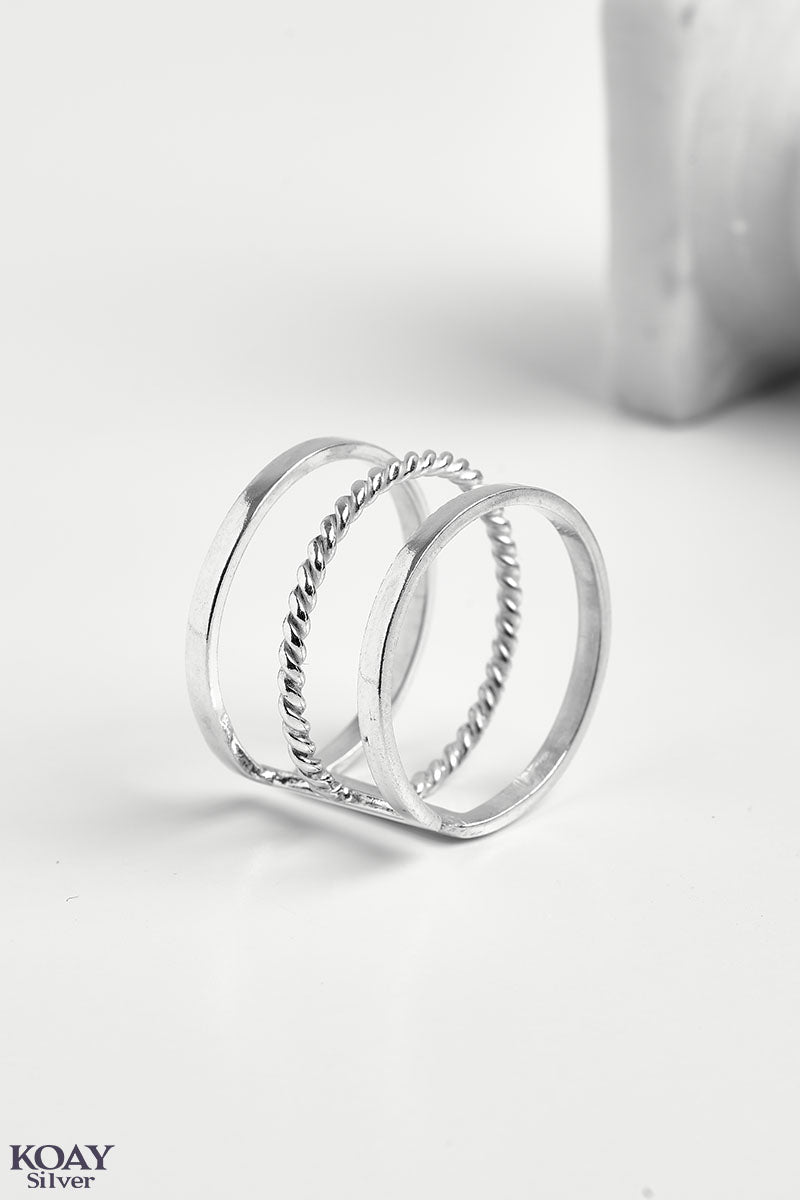 Triple Plain Ring (02) – KOAY Silver Store