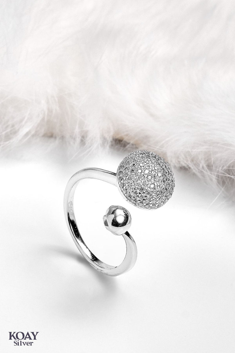 Circle Zircon Ring – KOAY Silver Store